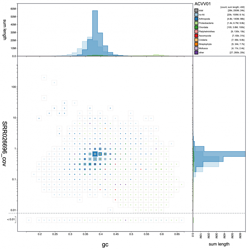 Exploring views – BlobToolKit